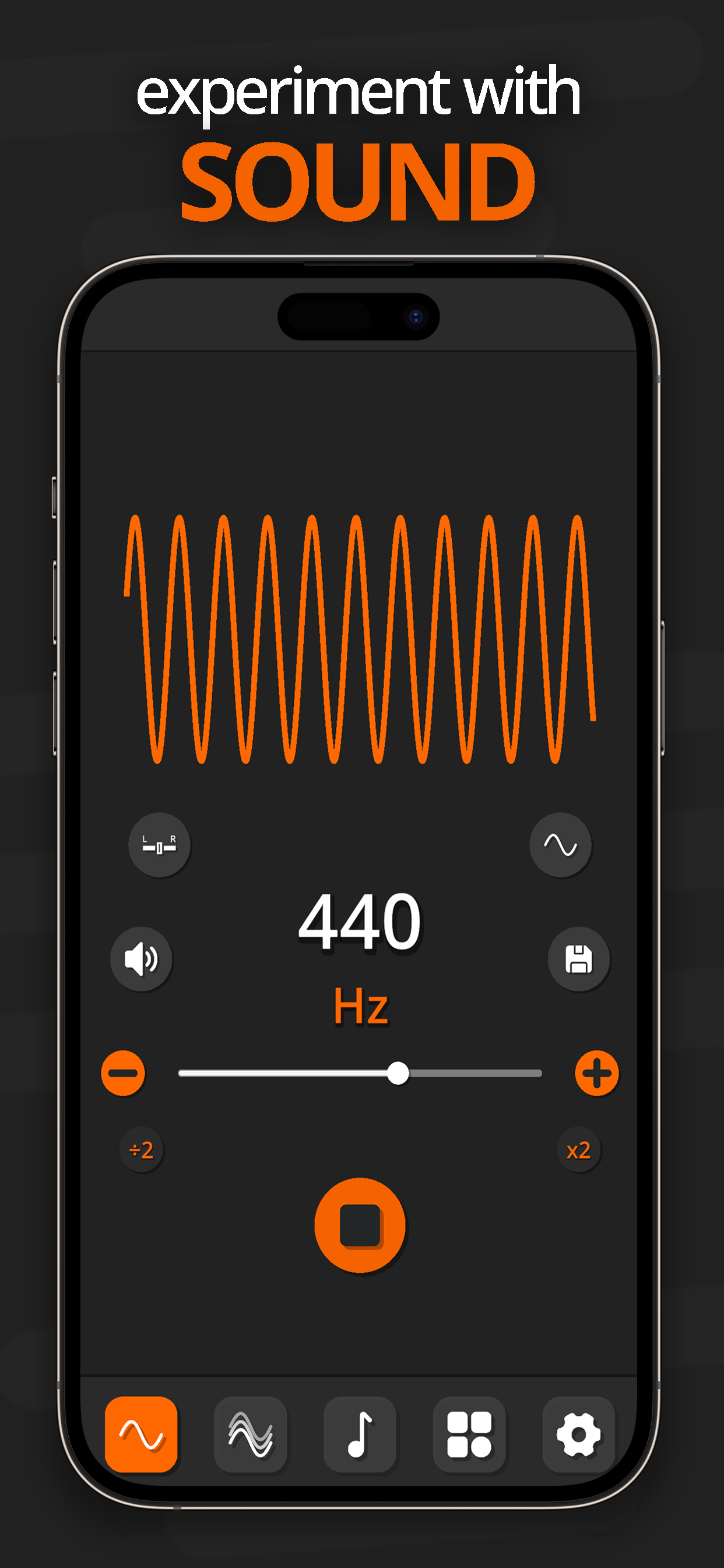 Frequency Sound Generator App